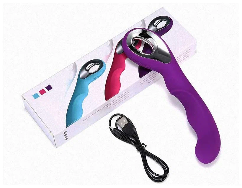 Вибратор 10 режимов Usb Soft super pleasure фиолетовый