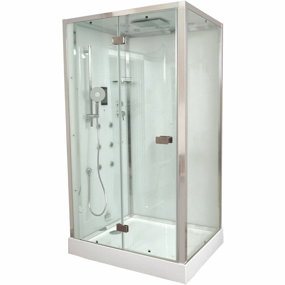 Душевая кабина Timo (Тимо) Puro H-511R цвет профиля хром, стекло прозрачное 8 мм 120х220х90 см