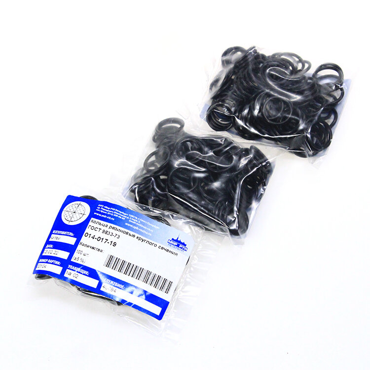 Кольца резиновые уплотнительные круглого сечения 014-017-19-2-2 (13.2 x 1.9) (упаковка 100 шт. ±5%)