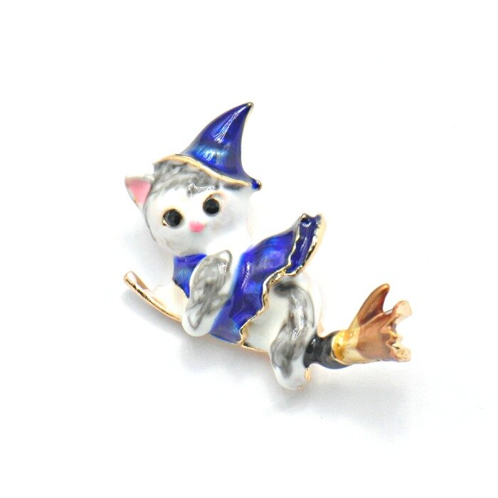 Брошь, кристаллы Swarovski, эмаль