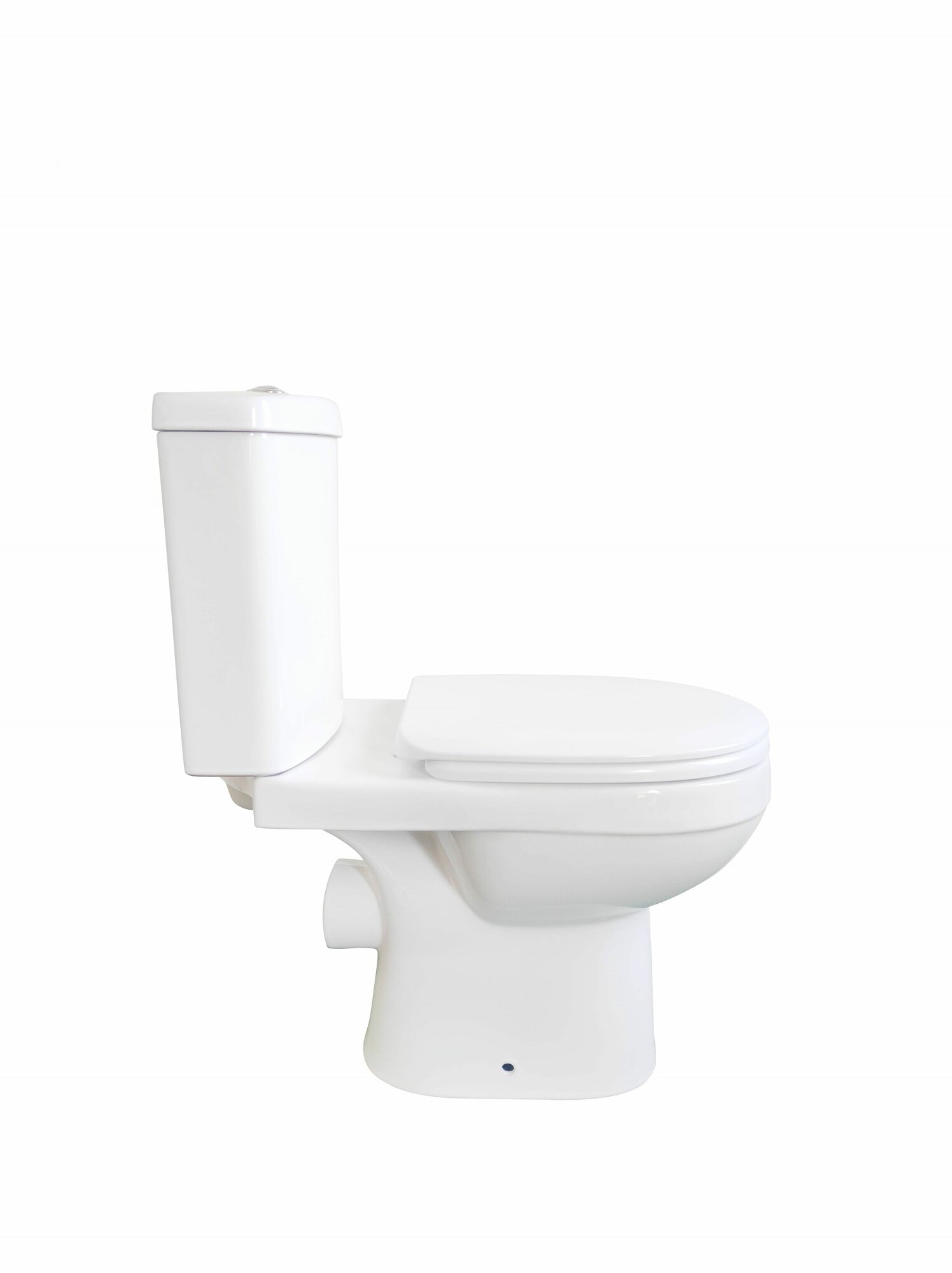 Унитаз-компакт безободковый EVA GOLD B03 в комплекте с бачком и тонким сиденьем