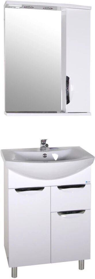 Комплект мебели белый 61 см ASB-Mebel Мессина