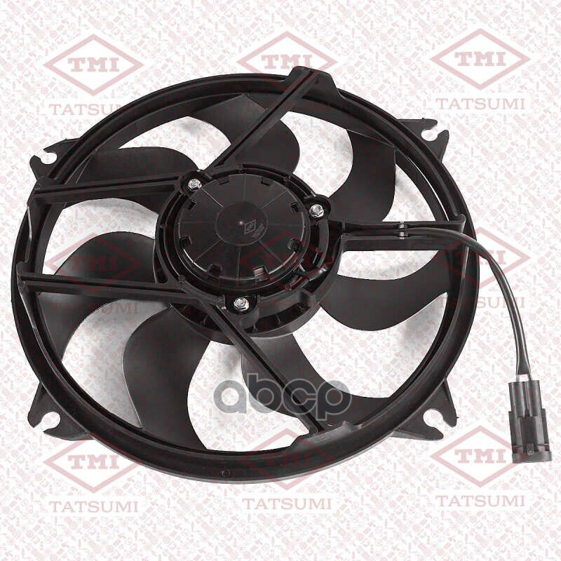 Вентилятор радиатора PEUGEOT 307/308 00->/ CITROEN C4 04-> TATSUMI арт. TGE1009