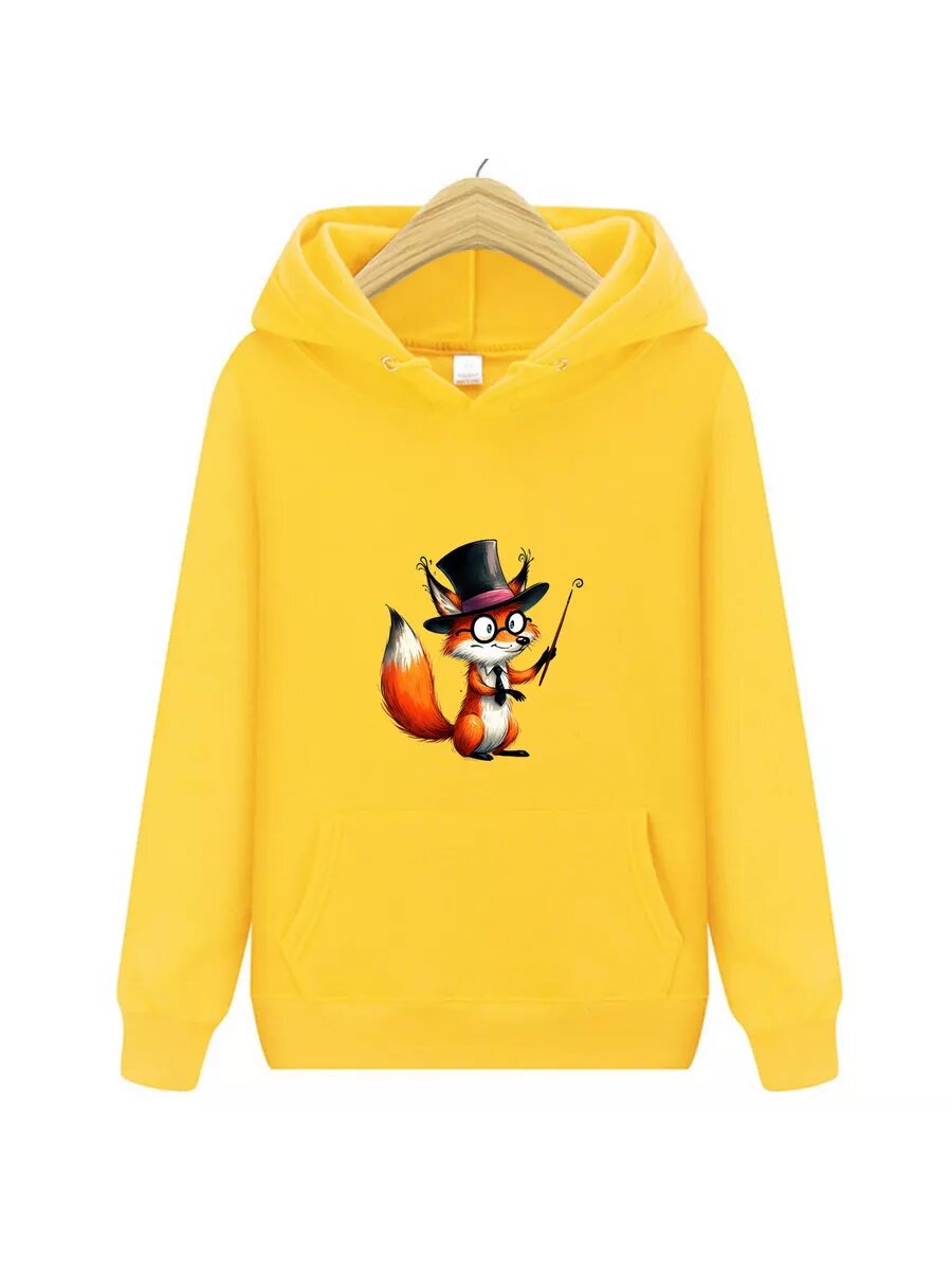 Термотрансфер "Лиса" Наклейка на одежду 12х12