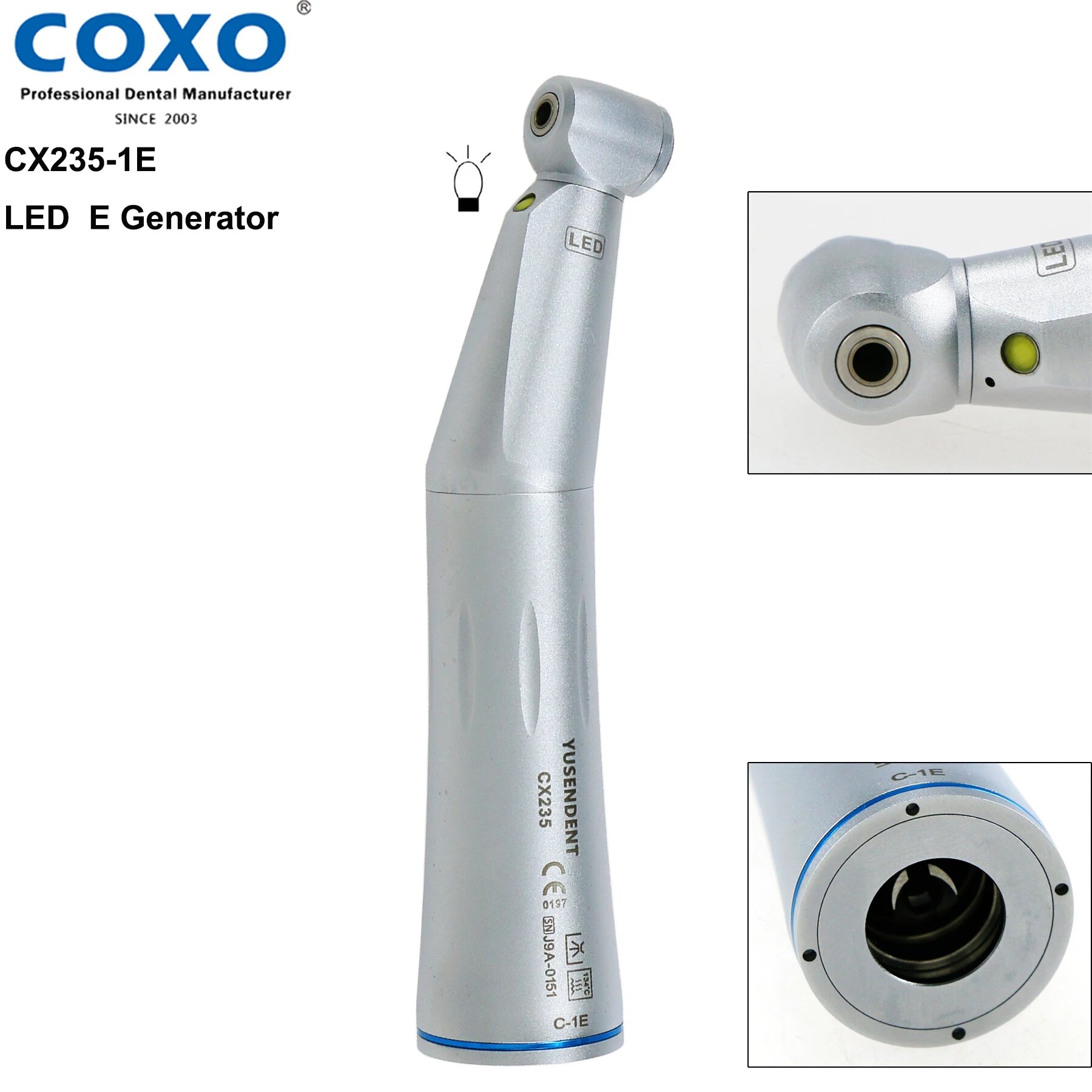 COXO CX235-1E LED Стоматологический наконечник