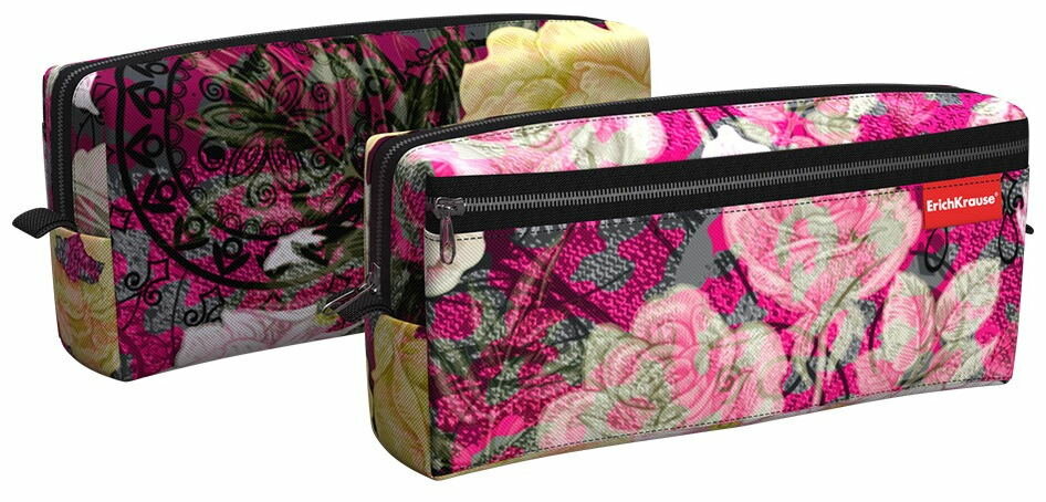 Пенал квадро с двумя отделениями "Bouguet" 210*100*50 мм