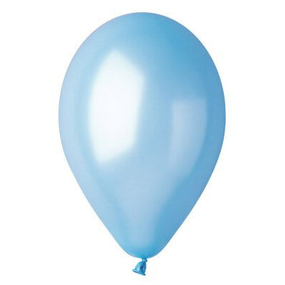 Шар латексный ненадутый И 14"/35 Металлик Light Blue 36 см (50 в уп)
