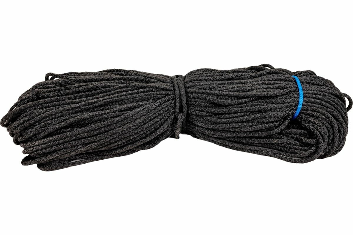 Вязаный шнур-верёвка с сердечником d-5 мм, 100 м, ПП, ШВХС20, от ООО ТПК Сигма