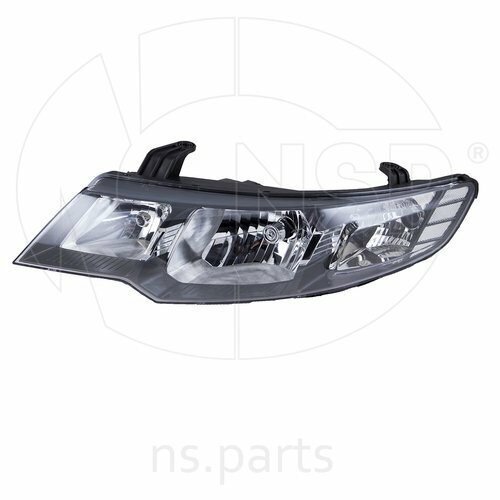 Фара левая KIA Cerato II (09-13) (черная) 921011M020 NSP NSP02921011M020