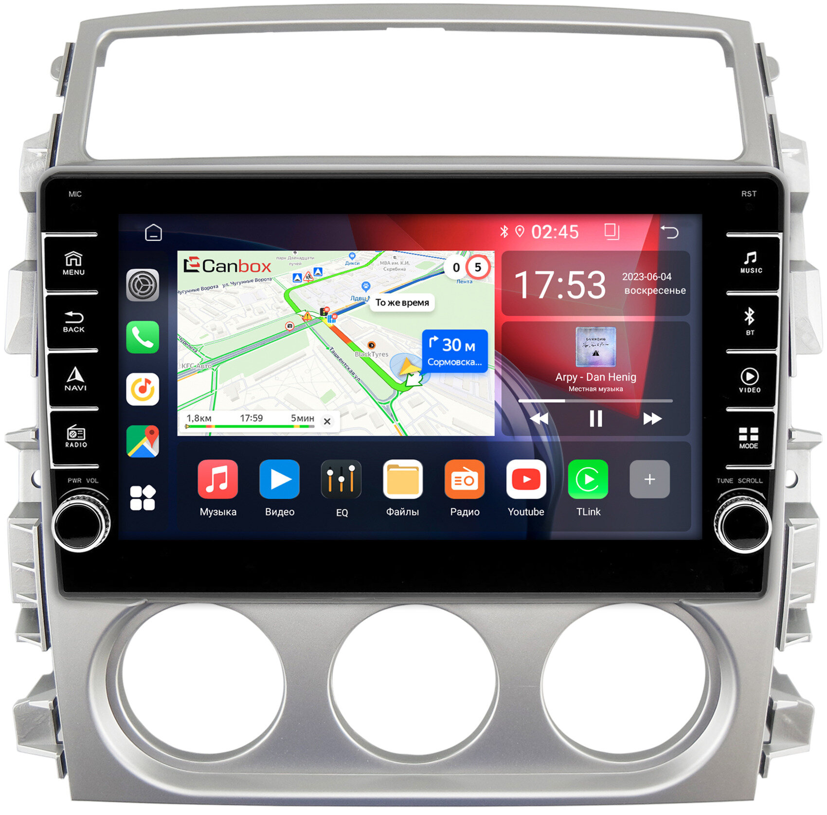 Штатная магнитола Canbox BGT9-365 для Suzuki Liana 2001-2008 на Android 10 (IPS, DSP, CarPlay)