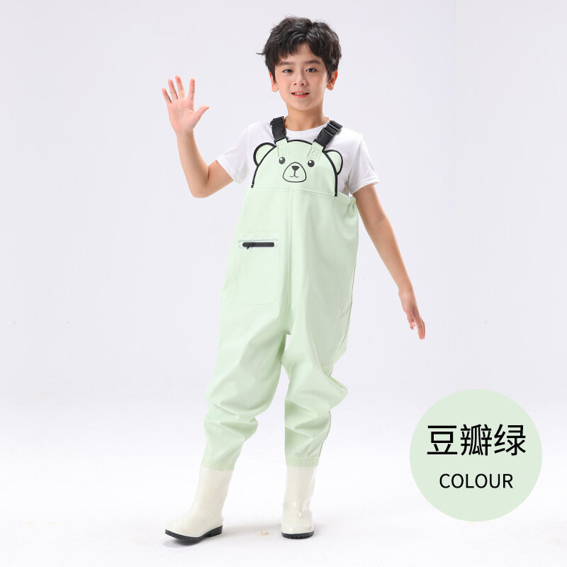 Водные штаны, детские, непромокаемые, размер 31, цвет зеленый кресс-салат