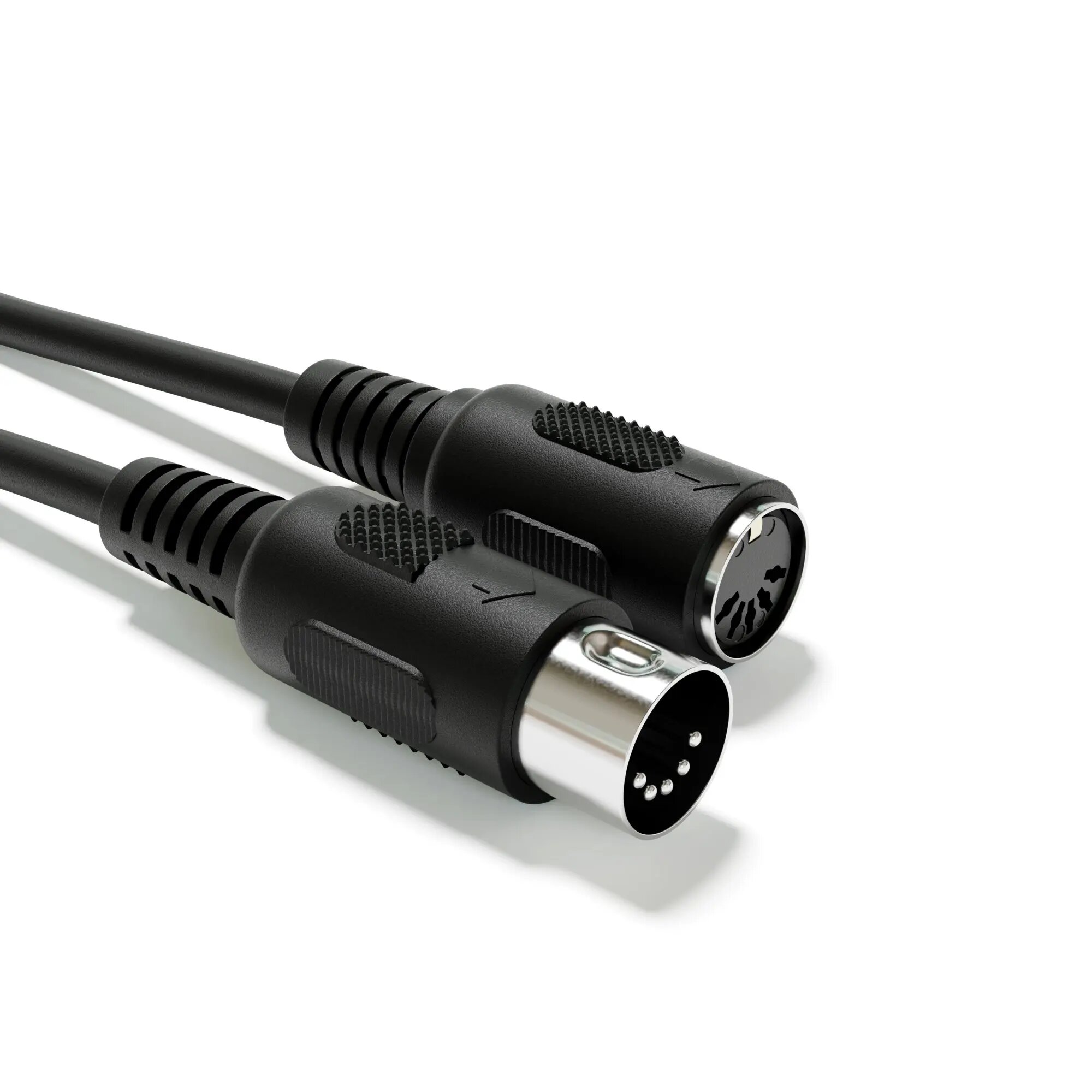 ExcelValley MIDI аудио кабель 5 штырь DIN мужской-мужской/женский Male to Female, 200 cm - 79 inch