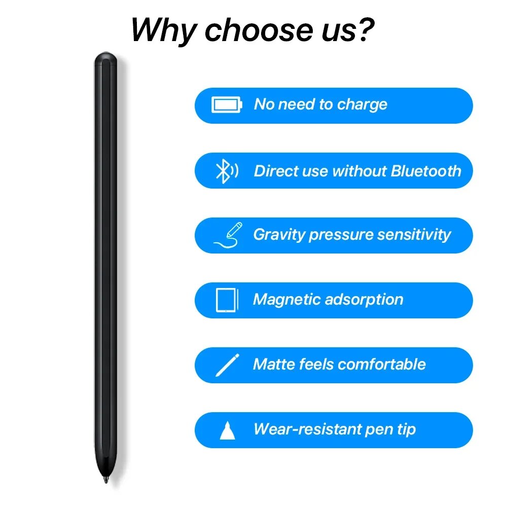 S Pen черный для Samsung Galaxy Tab S6 Lite — фото 1