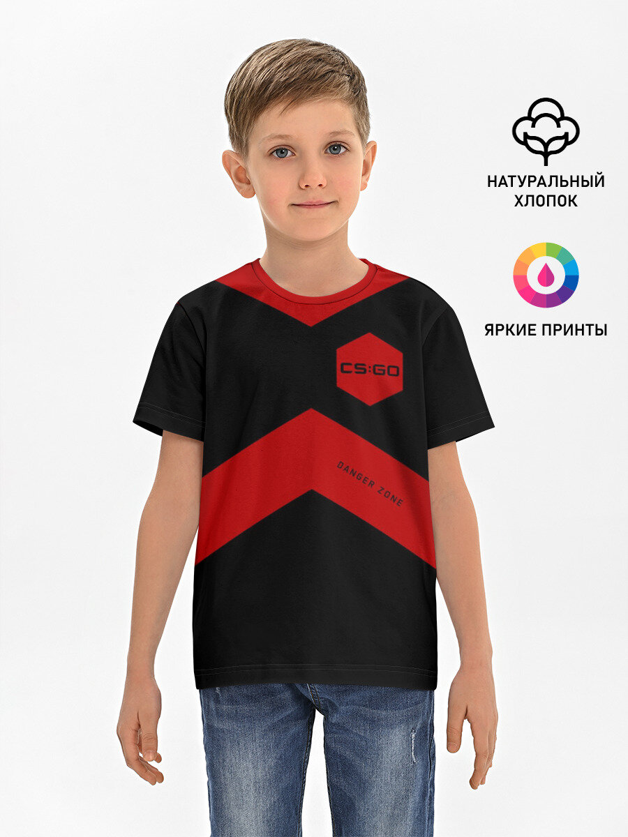 Футболка хлопковая детская CS:GO - Danger Zone