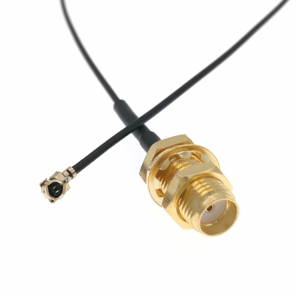 Адаптер для модема (пигтейл) U. fl(IPEX)-SMA(female) кабель RF1.13 15см.