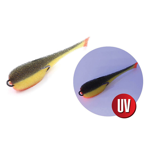 Поролоновая рыбка Yaman на двойнике (Цвет 19 UV) 80 мм 5 шт. Y-P80-19