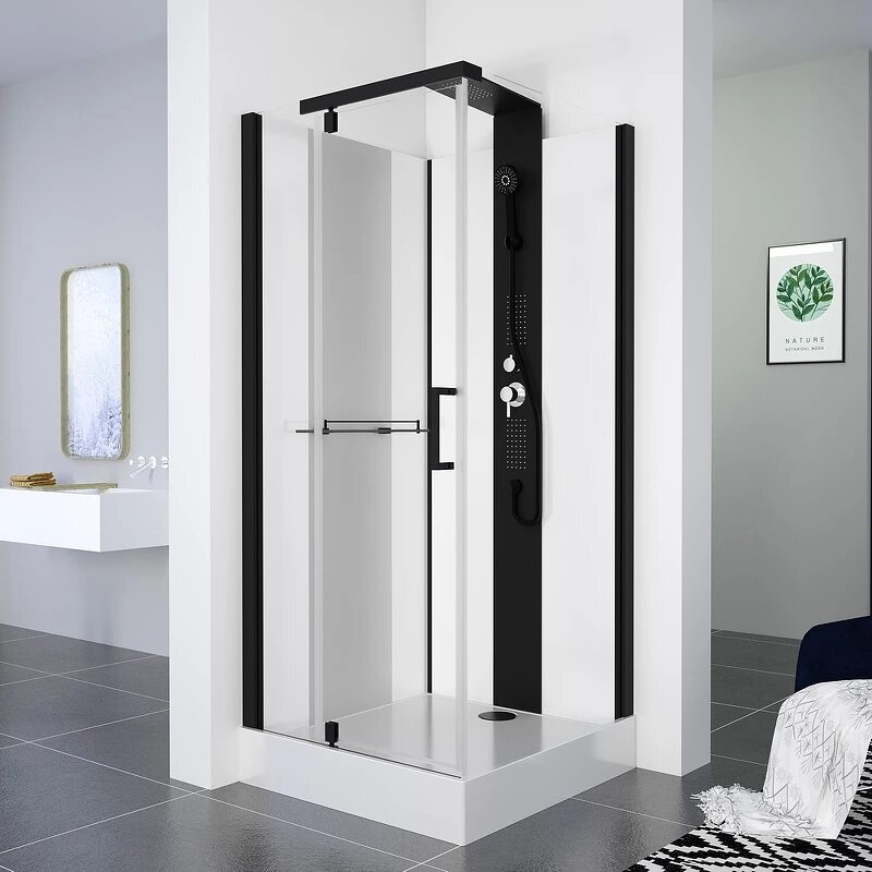 Душевая кабина Black&White Galaxy G8702 90x90 8702900 с гидромассажем