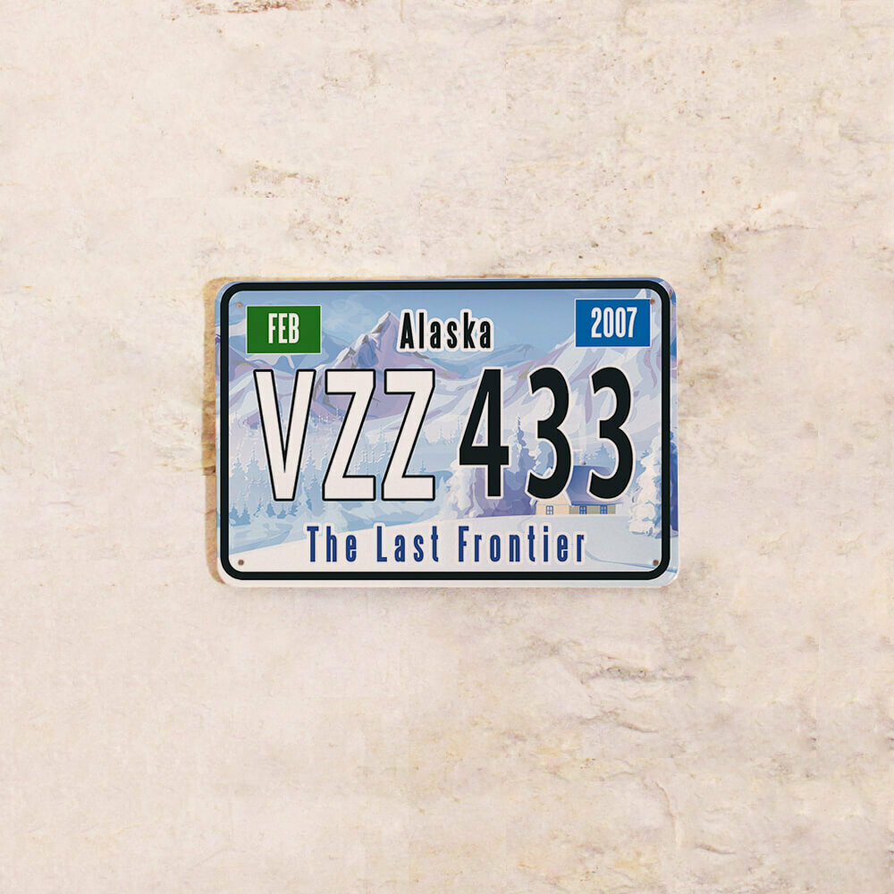 Номер на машину Аляска