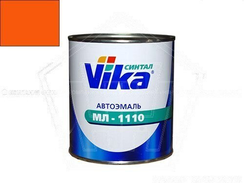 Автоэмаль вика мл-1110 (апельсин камаз ) 0,8 кг (апельсин камаз)