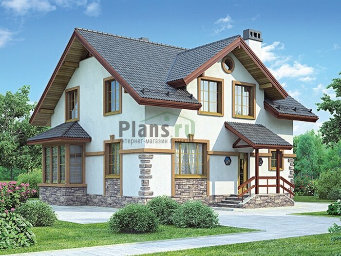 Проект дома Plans-63-12 (196 кв. м, газобетон)