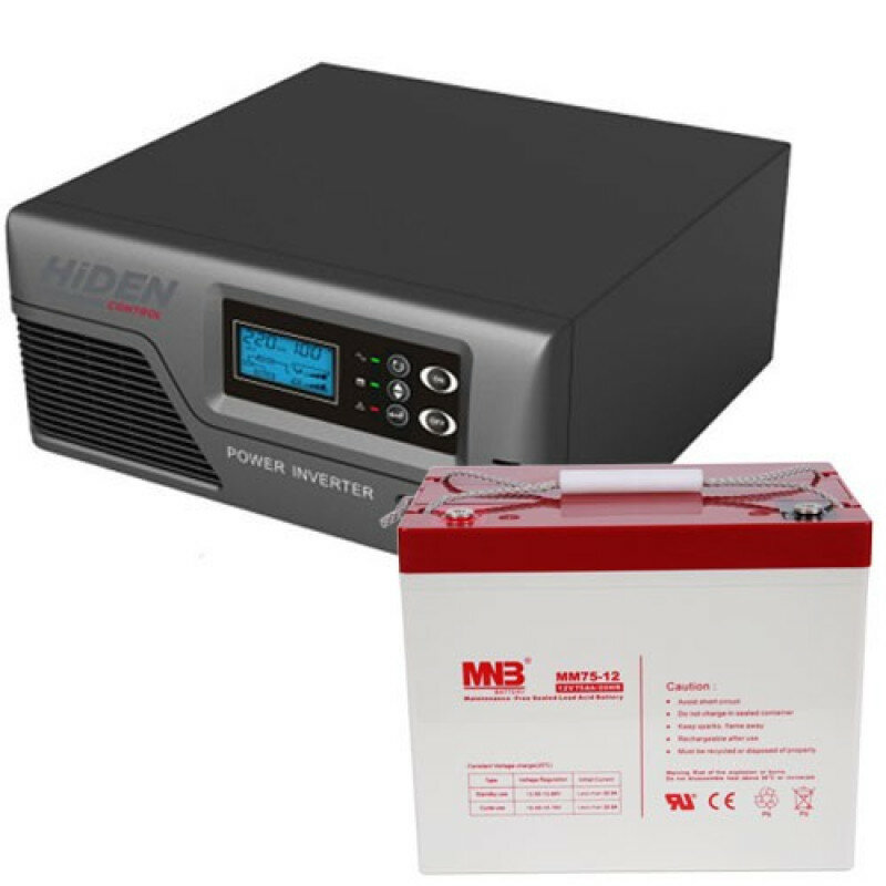 Комплект ИБП Hiden Control HPS20-0312 + АКБ 75 Ач