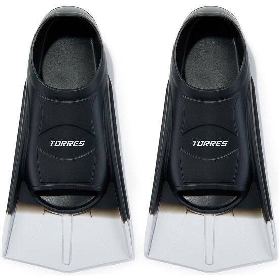 Ласты для бассейна Torres F01, SWF012401BK, р. EU 27-29 (XXS), черно-серые