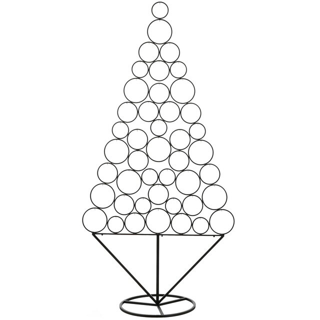 Декоративная елка из металла Soares Black 180 см, Edelman, 1149963