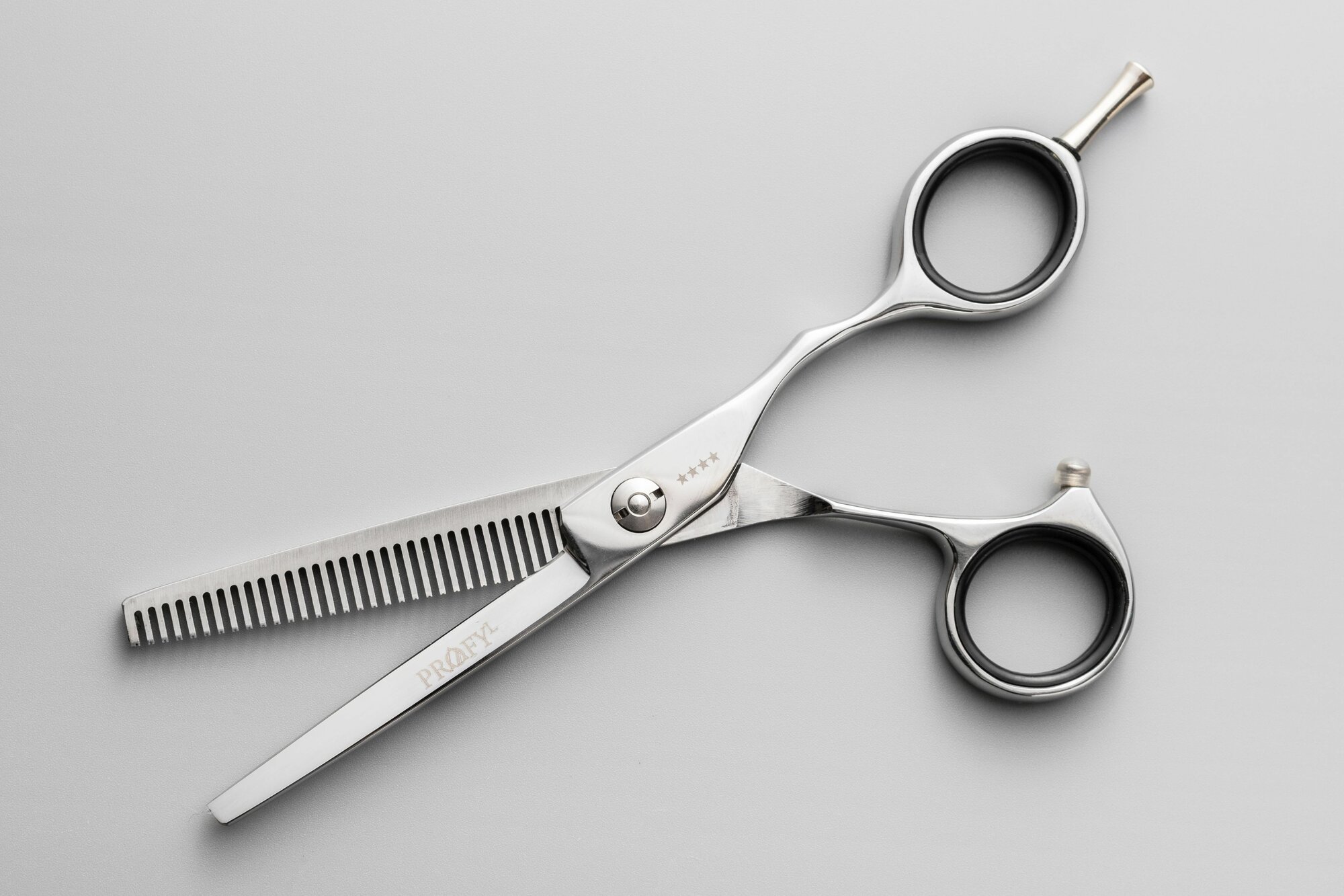 PROFYLAB (Profy-L) Ножницы филировочные профессиональные 5.5" "Milling Asymmetric Rings"