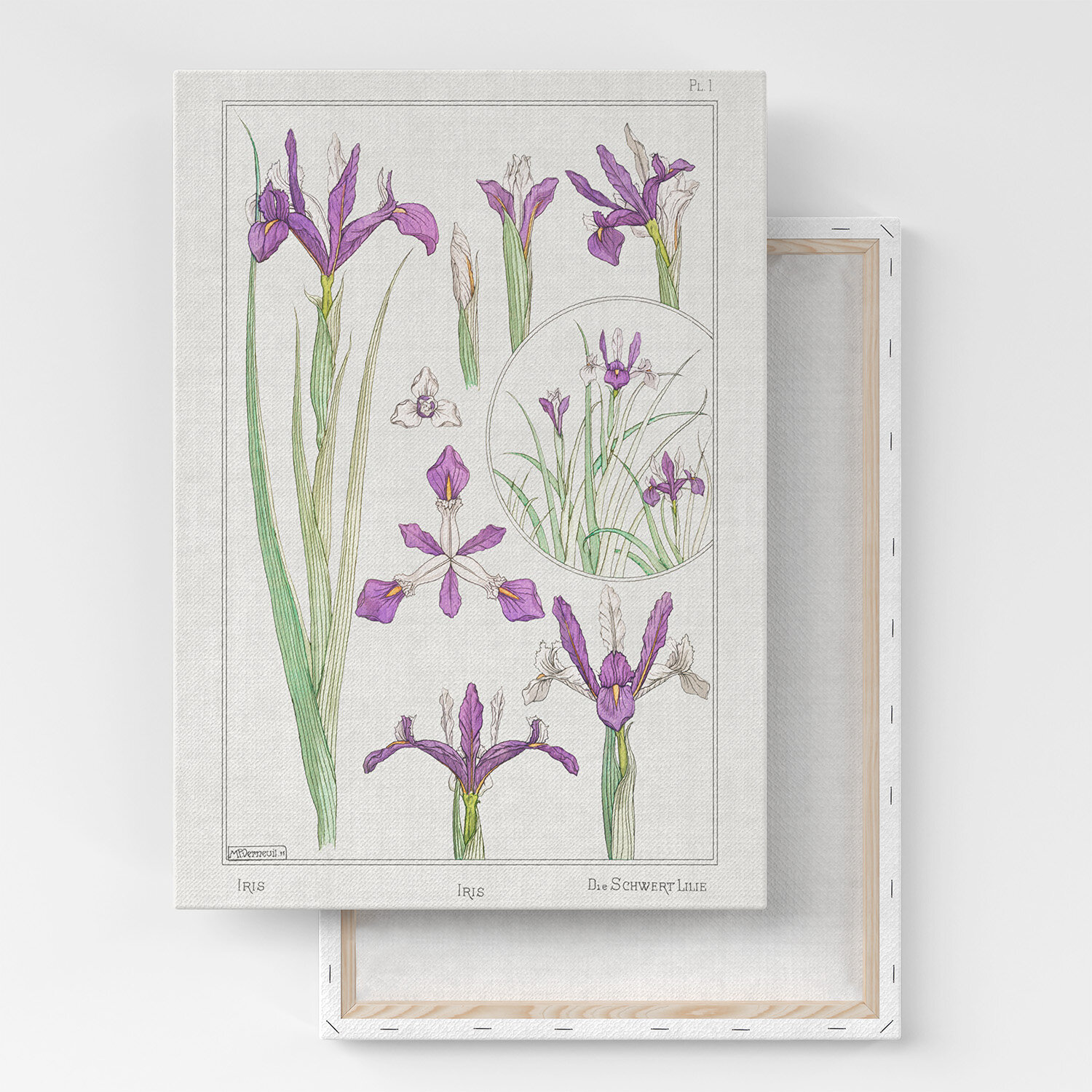 Картина на холсте, репродукция / Морис Пийар Вернёй / Размер 40 x 53 см