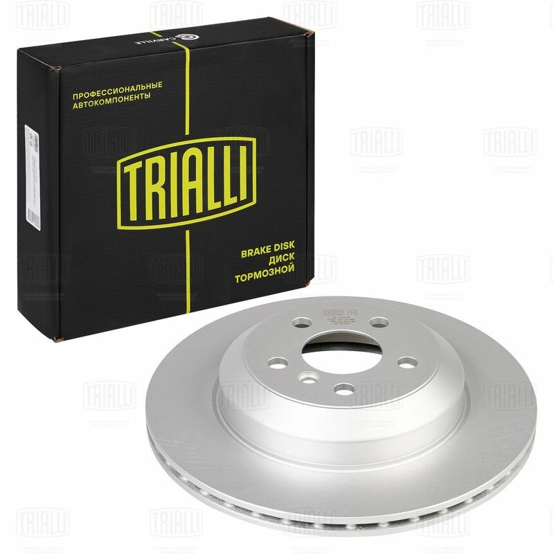 Диск тормозной задний лвый Trialli DF 240114 для а/м BMW 3 (G20) (18-), 5 (G30) (16-), d 330 мм