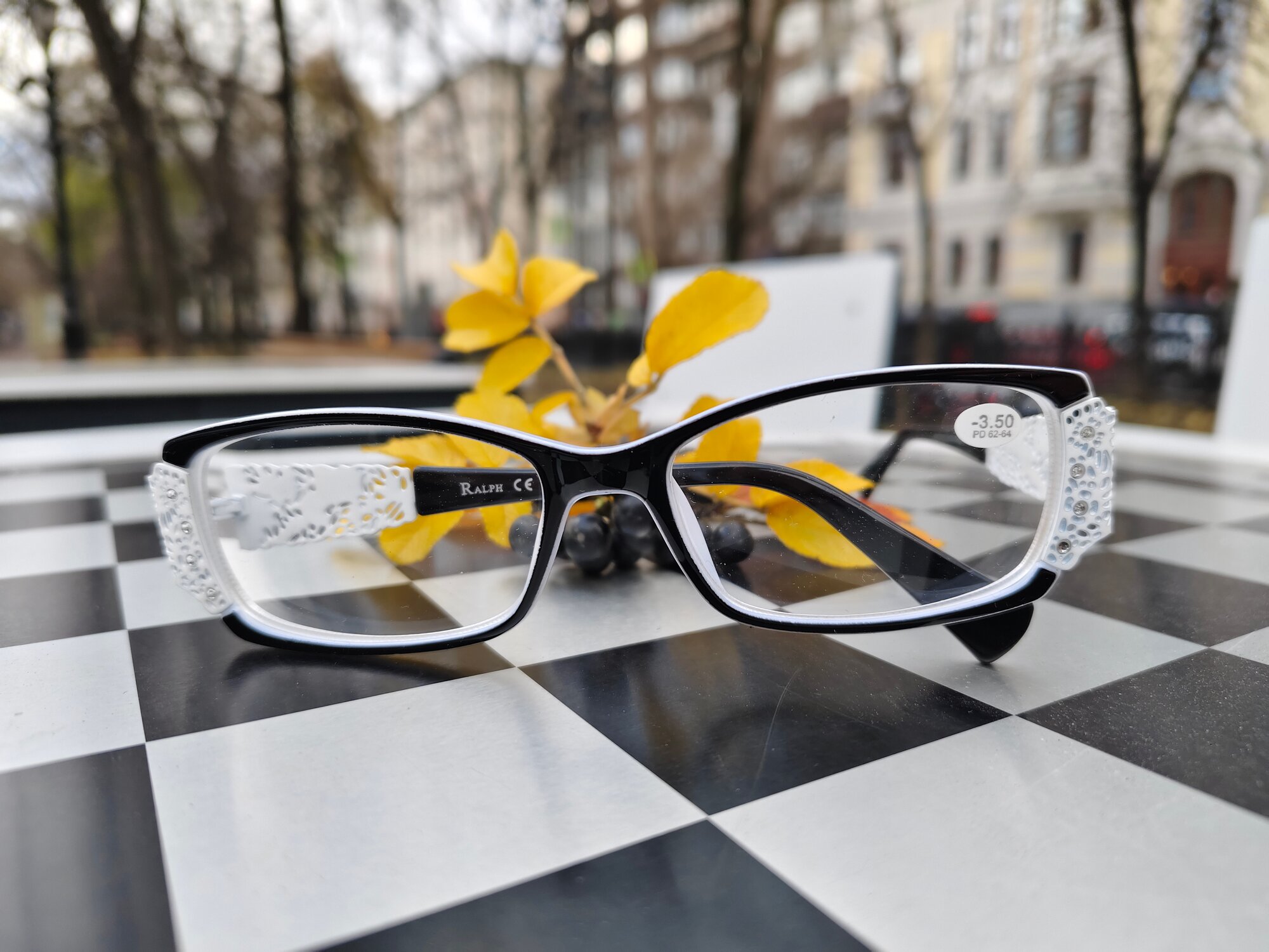 Готовые очки Ralph, женские, прозрачные линзы -3,5 для дали.