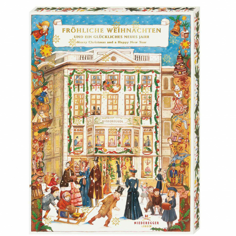 Niederegger Рождественский календарь Кафе Нидереггер 525 г (730729)