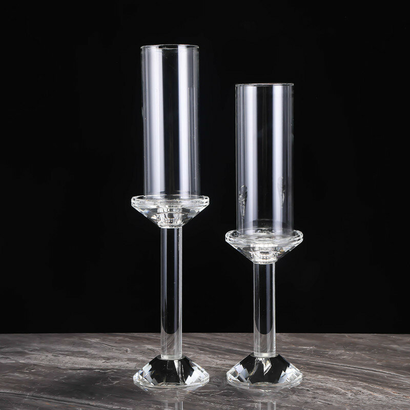 Подсвечник Crystal brand "Фэн-шуй" JP-098-1, хрусталь, с абажуром