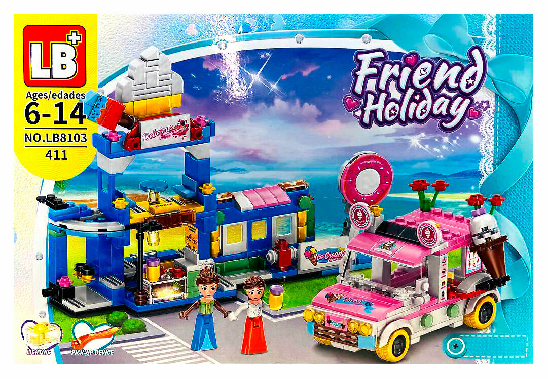 Конструктор LB Friend Holiday "Кондитерская лавка" LB8103, 411 деталей