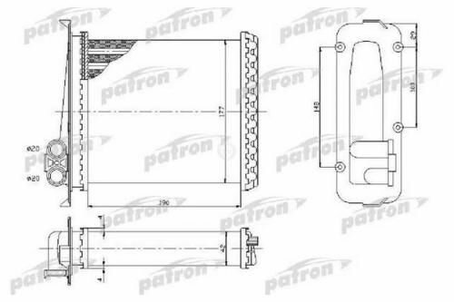 Радиатор prs2072 Patron PRS2072