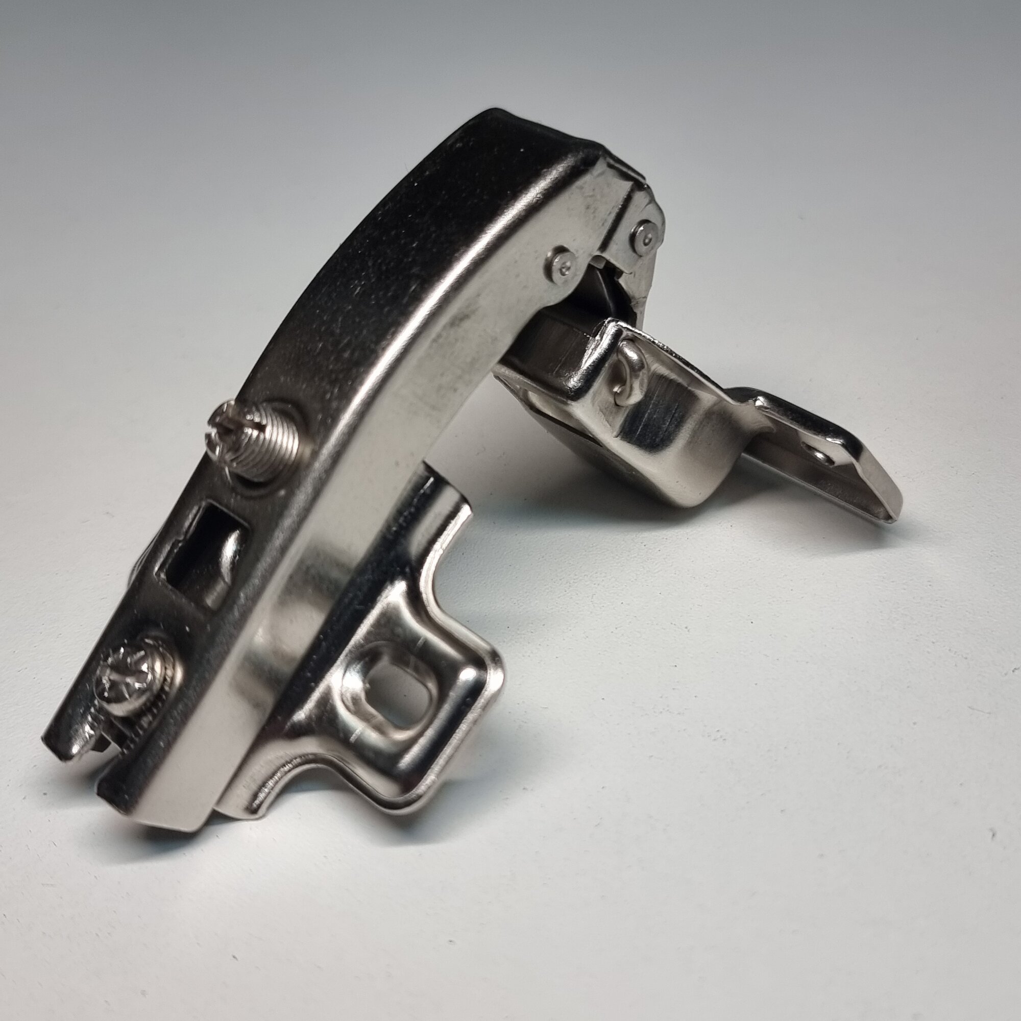 Петля угловая 90° (угловая) - мебельная - без доводчика - ( 4 шт )