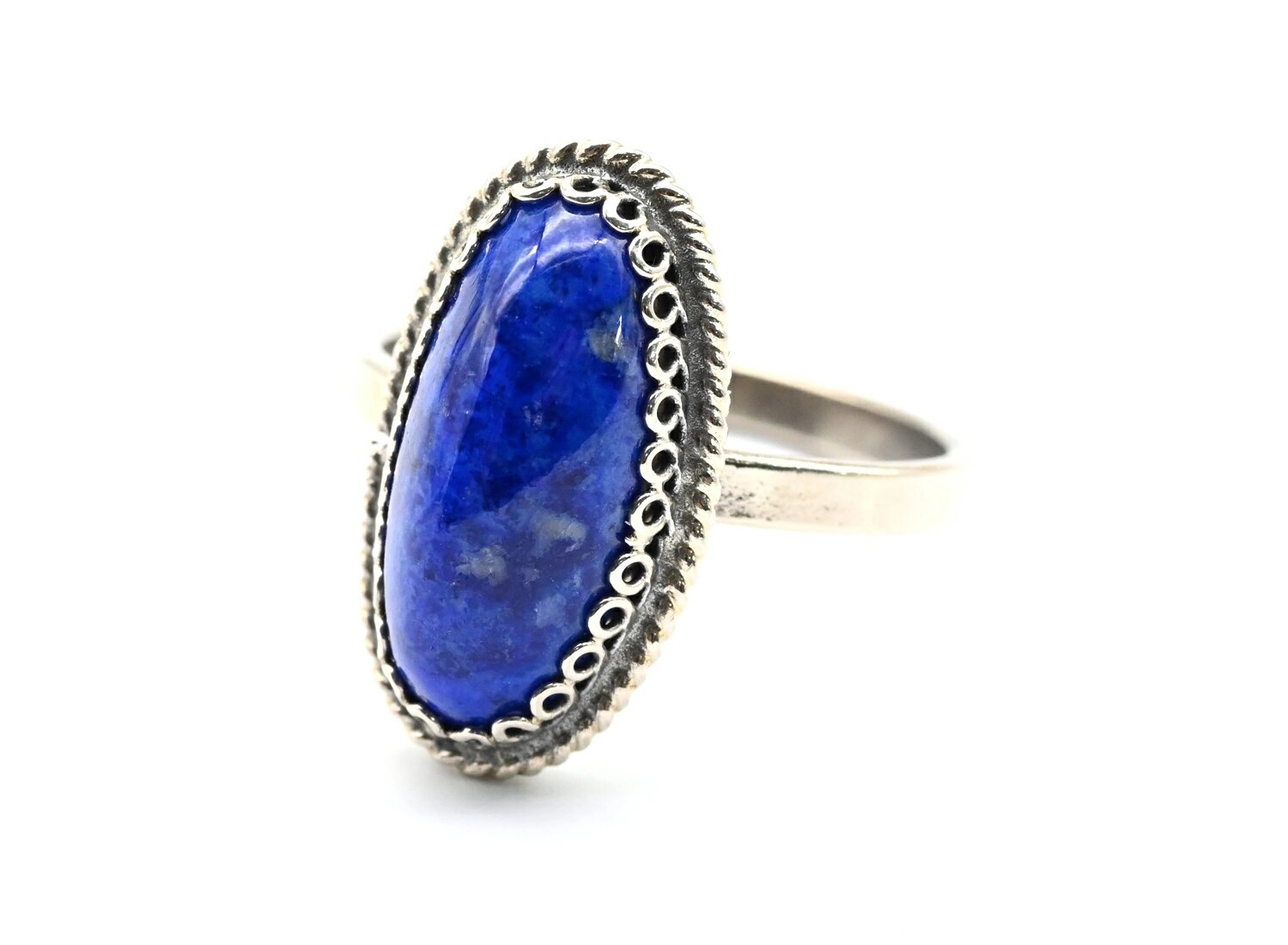 Кольцо, лазурит
