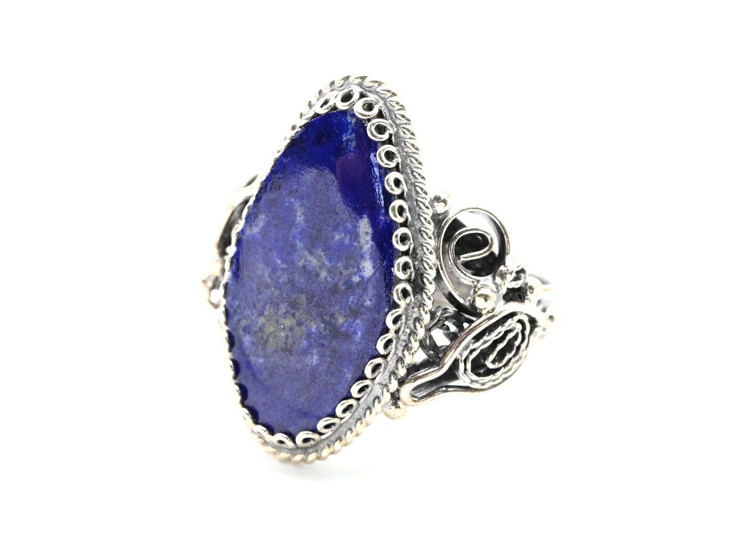 Кольцо, лазурит