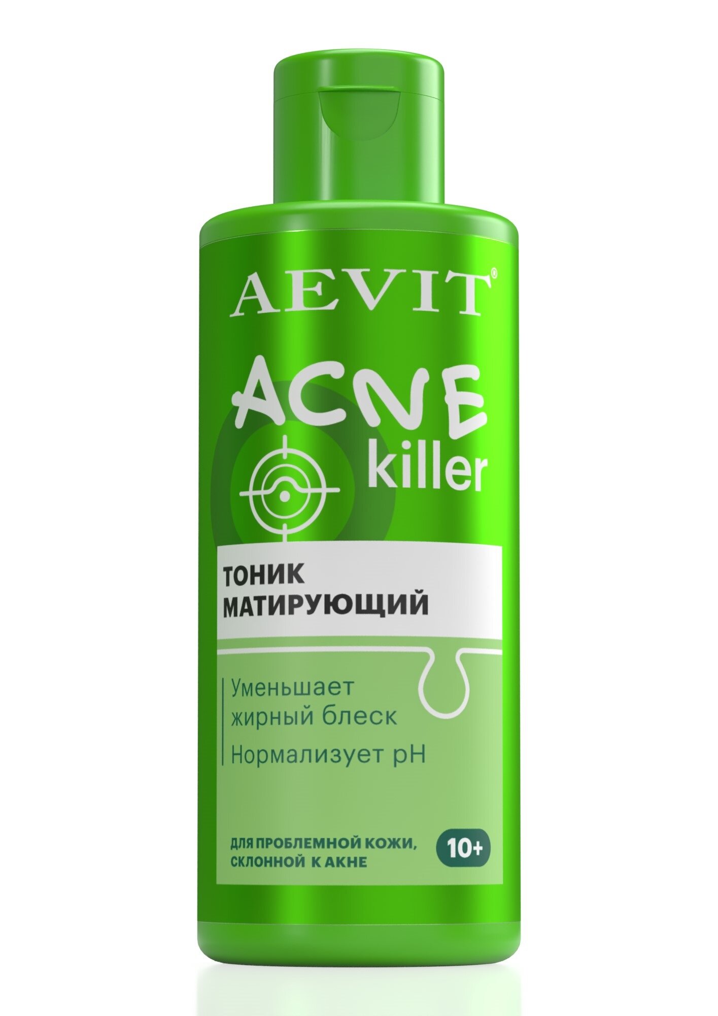 Тоник для лица Aevit Acnekiller, матирующий, для проблемной кожи, 10+, 150мл