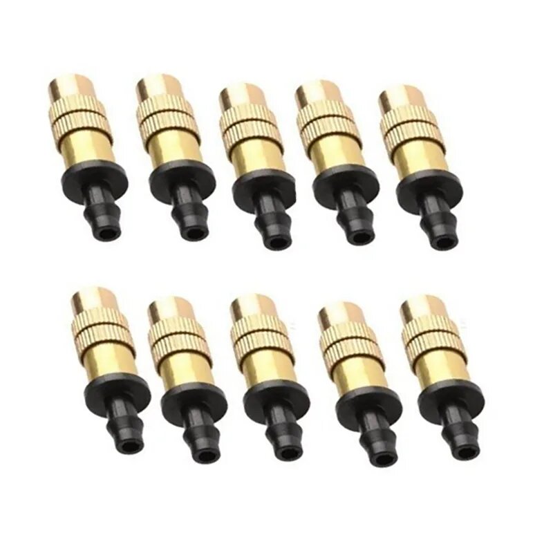 5/10 шт. 4/7 трубка медные форсунки распылитель, распылитель для полива на случай запотевания стекол можно использовать охлаждения латунь опрыскиватель для садоводства системы
