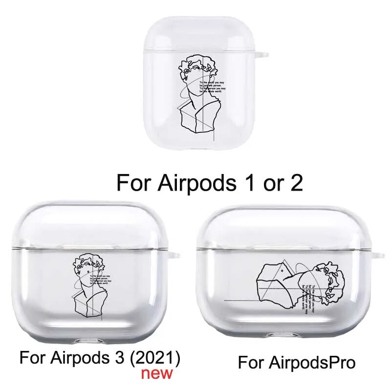 Чехол для AirPods 1/2 free girl