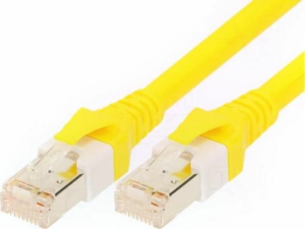 Патч-корд HARTING 9474747003 SF/UTP 5e многопров Cu PUR LSZH желтый 0,4м 26AWG 1 шт