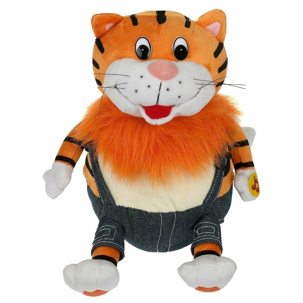 Мягкая игрушка Мульти-Пульти Кот Василий 23см из м/ф Возвращение блудного попугая, озвученная