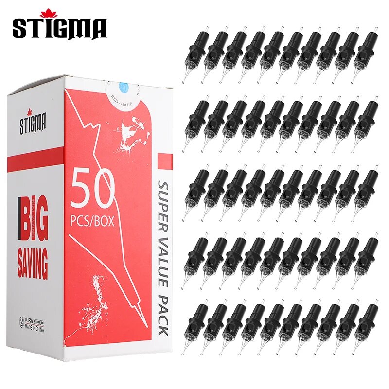 Одноразовые иглы Stigma перманентный макияж 0,30/0,35 мм