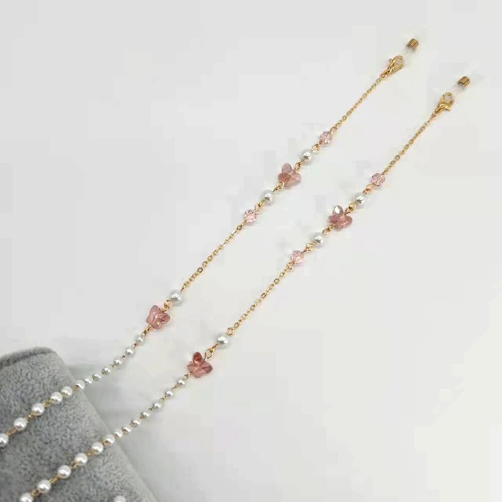 Цепочка для очков pink bead 9Hongching