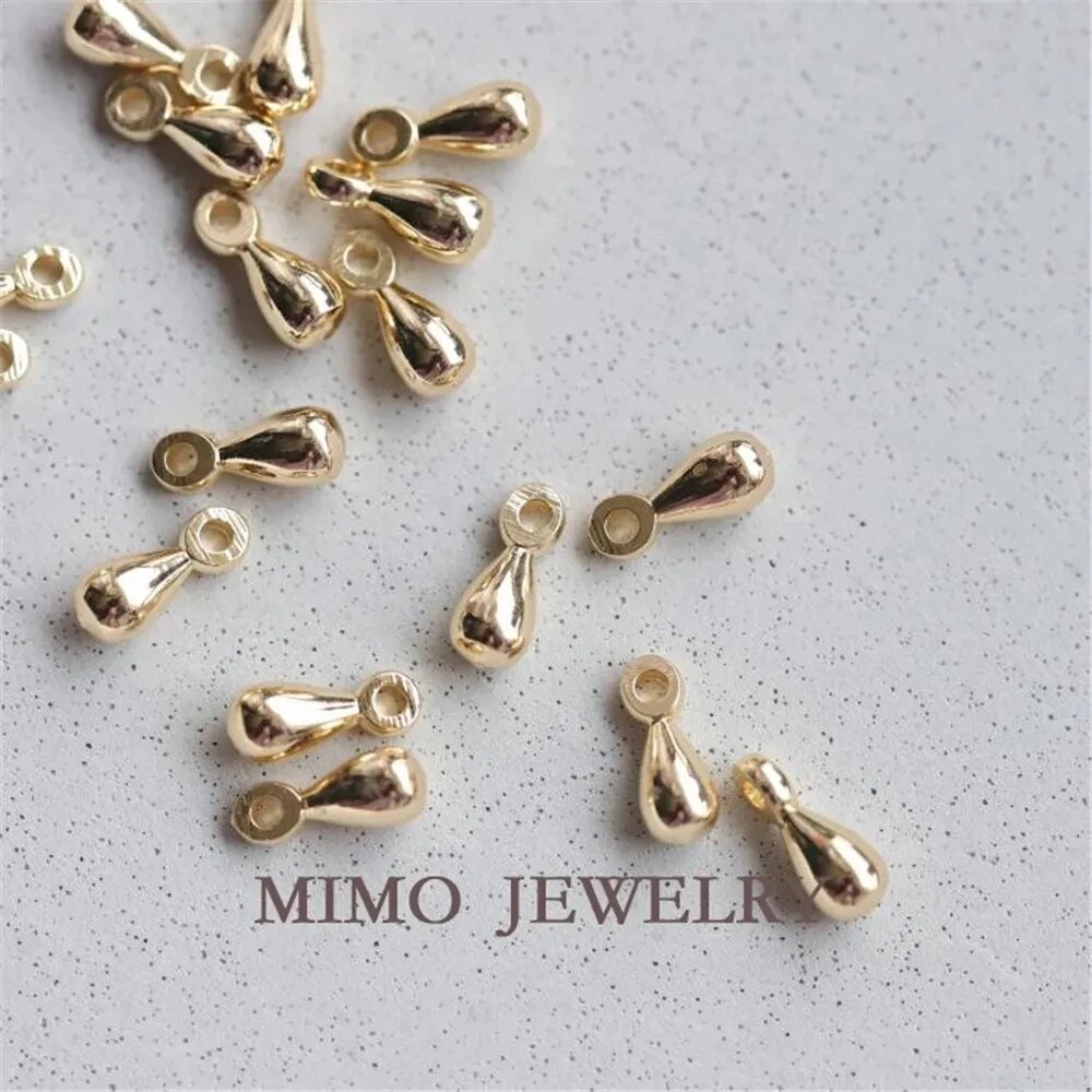 Мини-подвески медные позолоченные