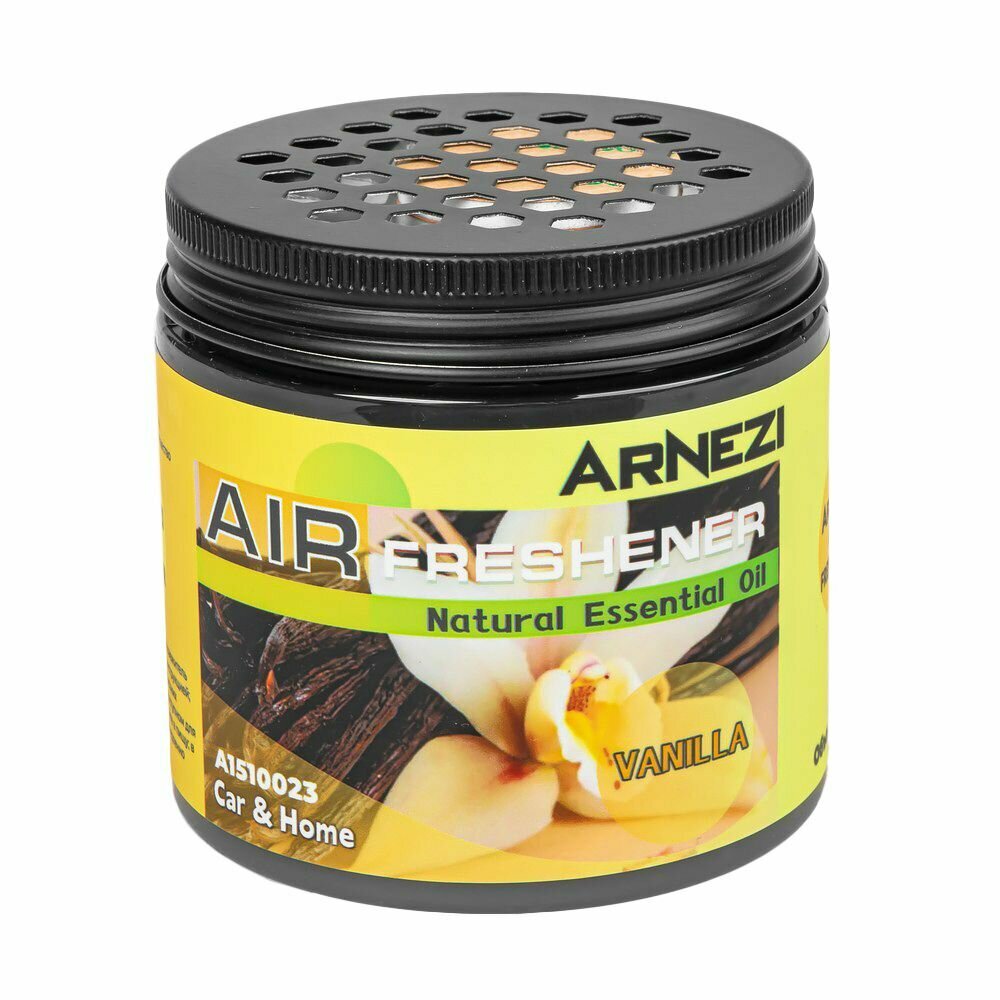 Ароматизатор для автомобиля, пахучка в машину, гелевый освежитель воздуха салона авто, со вкусом ваниль, ванильный аромат AS-03 'Vanilla'A1510027 Arnezi