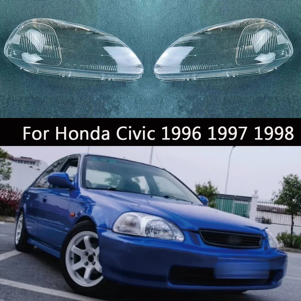 Для Honda Civic 1996 1997 1998, передняя фара автомобиля, крышка объектива, крышка лампы, абажур, фара, маска 1pcs Right