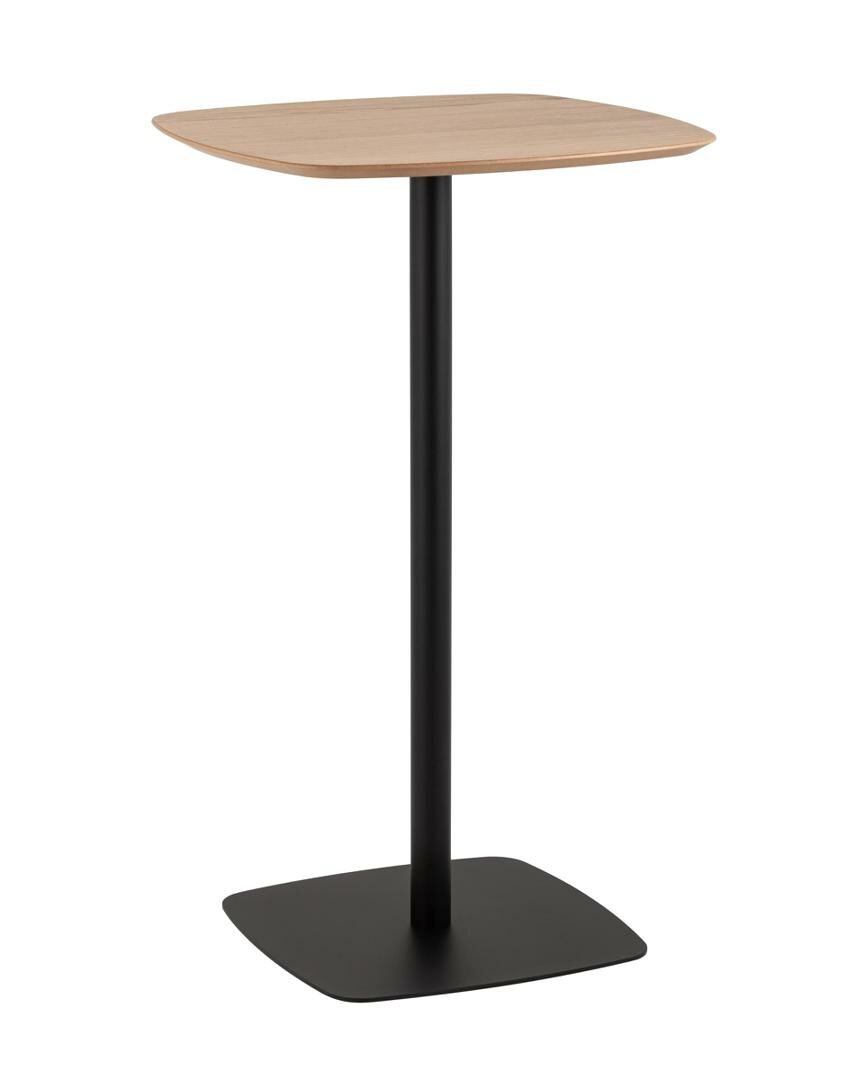 Stool Group Стол барный Form 60*60 светлое дерево/черный устойчивое основание из металла, 103*60*60 см, арт. УТ000036017