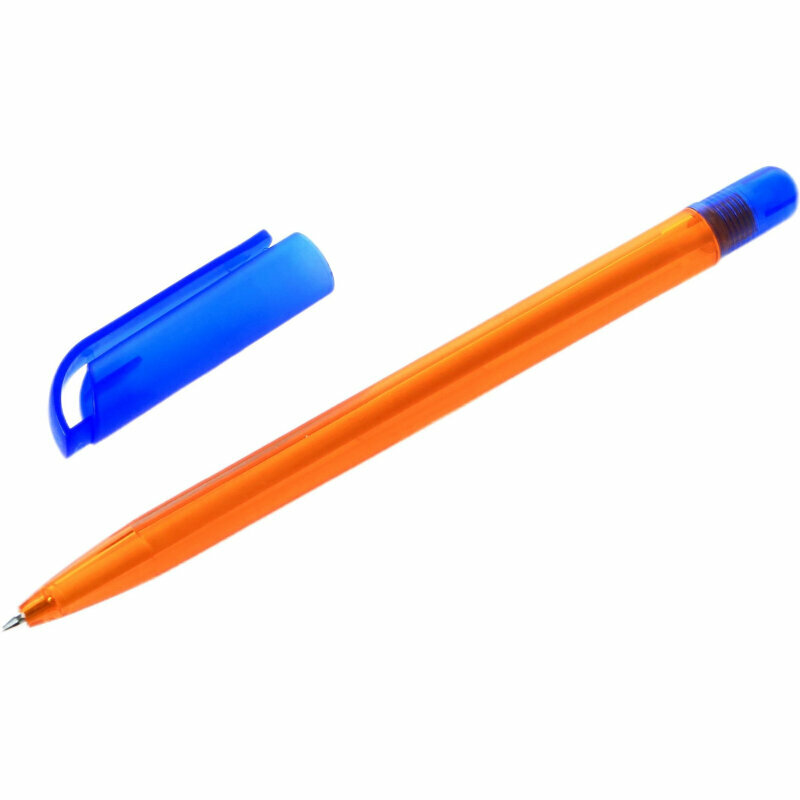 Ручка шариковая неавтомат. Комус Ocean Orange, масл, син,0,3мм, орнж. к, Россия, 1886426